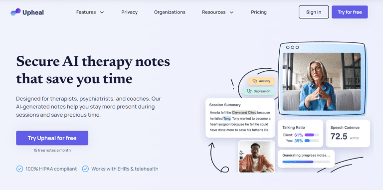 Upheal - Features, Review, and Pricing Plan | Techidology