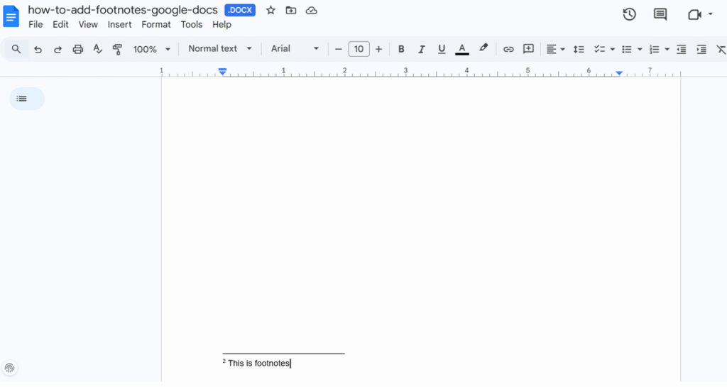 How to Add Footnotes in Google Docs | Techidology